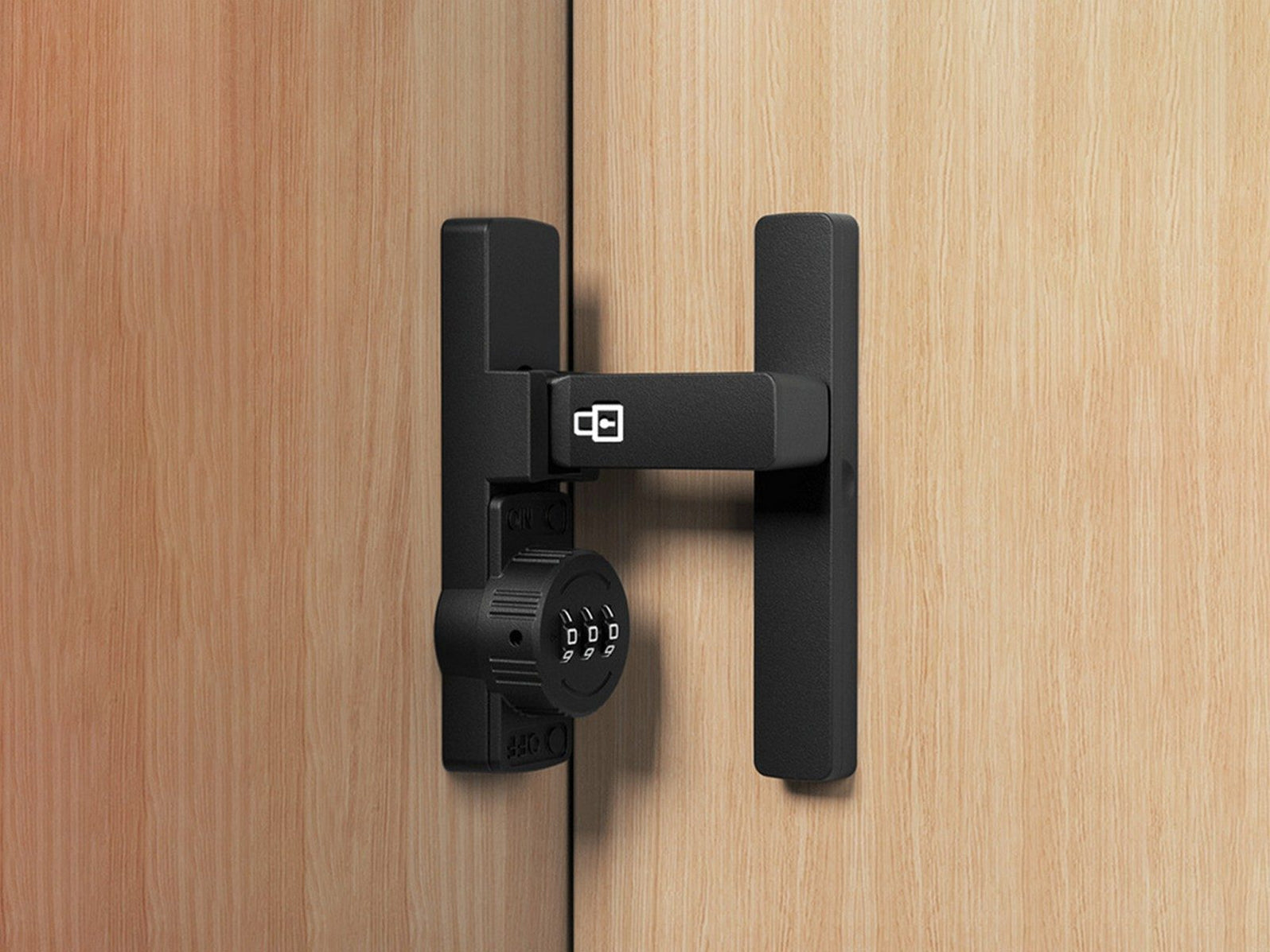 90 Degree Sliding Door Lock — Off The Back
