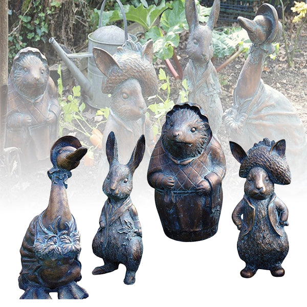 Set of Resin Classic Garden Statues — Off The Back