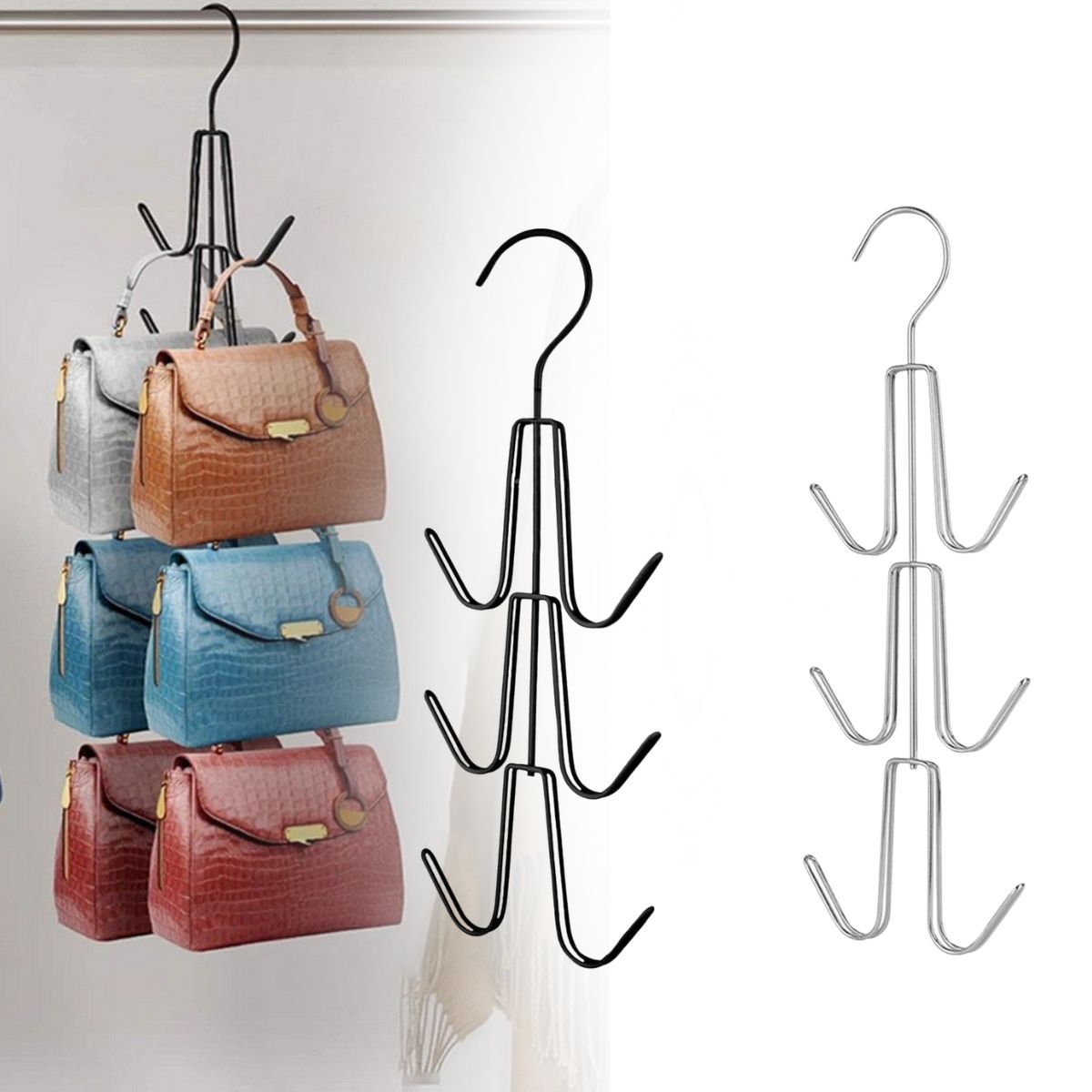 Purse Hanger Organizer Storage Rack — Off The Back