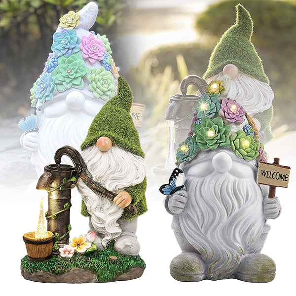 Solar Powered Garden Gnome Lights — Off The Back