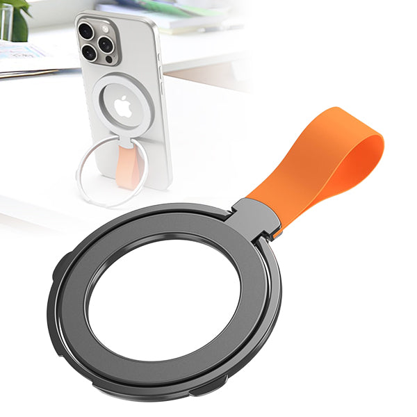 MagSafe Magnetic Ring Holder With Finger Loop — Off The Back