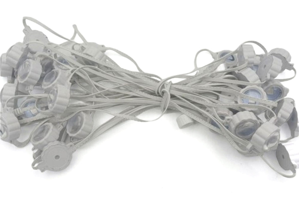 Permanent Outdoor Christmas String Lights — Off The Back