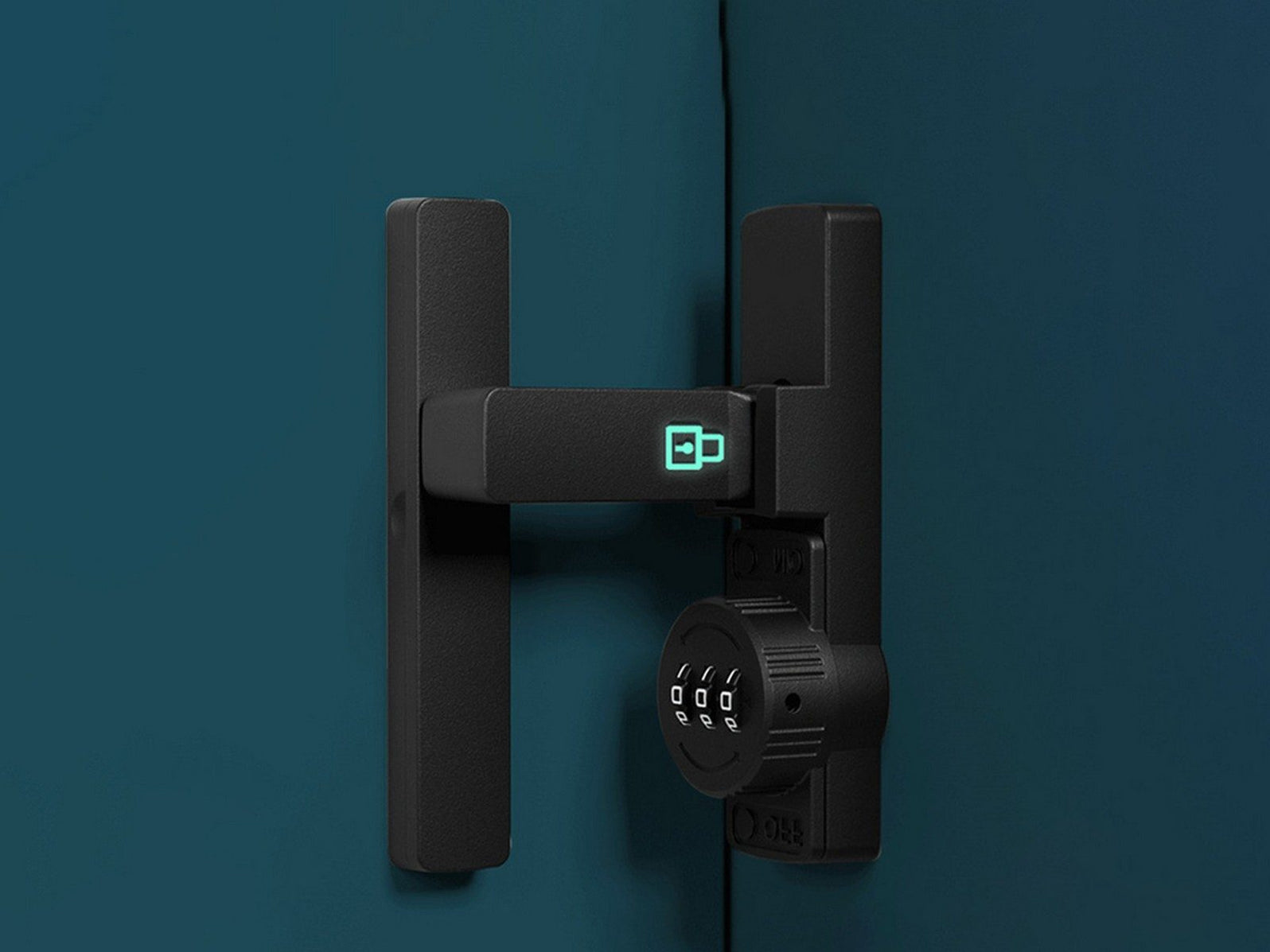 90 Degree Sliding Door Lock — Off The Back