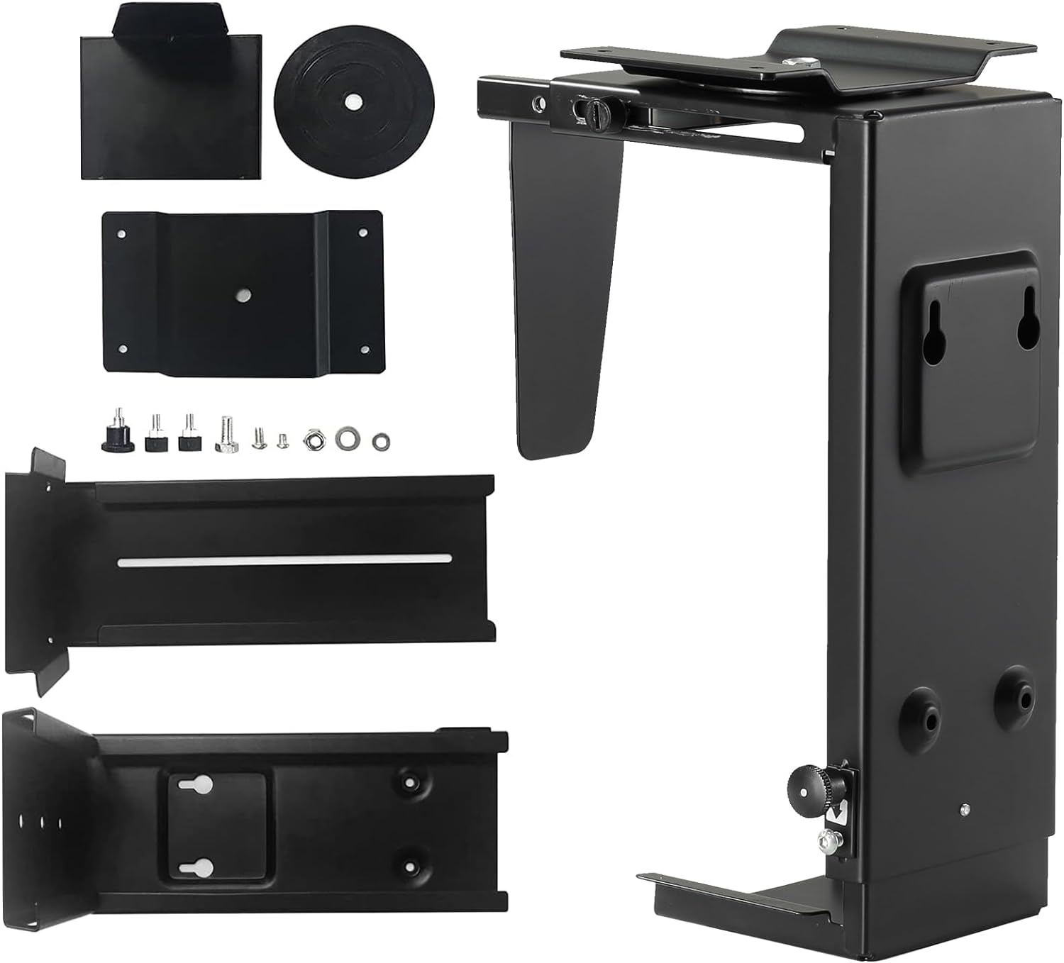Universal Under Desk Wall Mount Computer Case Holder — Off The Back