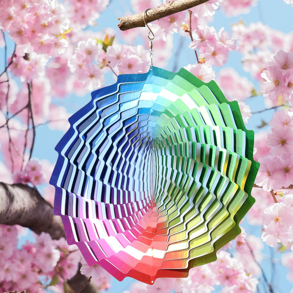 Rainbow Wind Spinners Garden Decoration — Off The Back