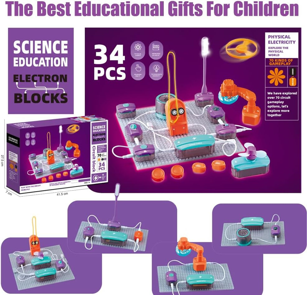 Science Experiments Circuit Board Kit — Off The Back