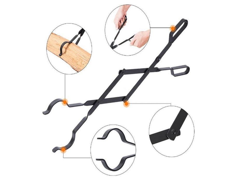 Log Grabber Fireplace Tong — Off The Back