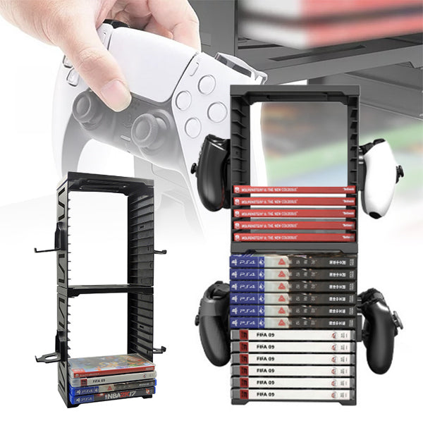 Game & Controller Storage Tower — Off The Back