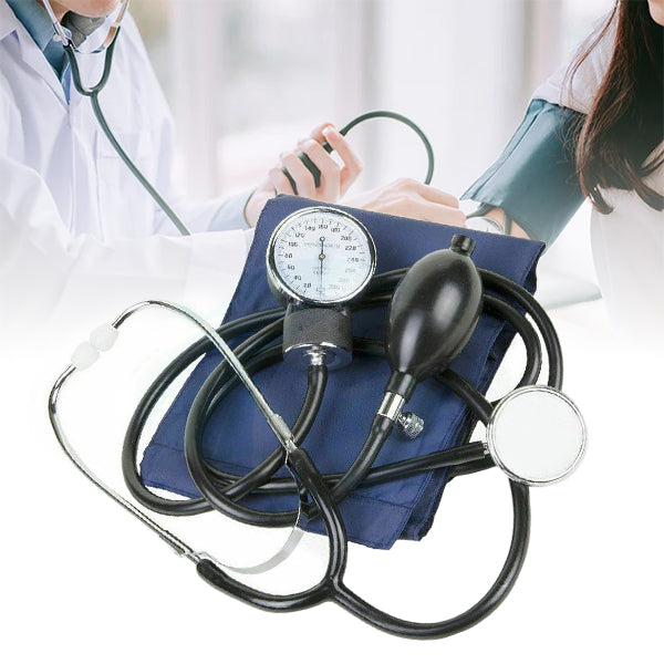 Arm Blood Pressure Monitor Machine & Stethoscope — Off The Back