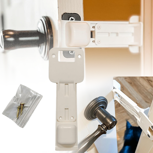 Stretchable Stopper Cat Door Prop Latch — Off The Back