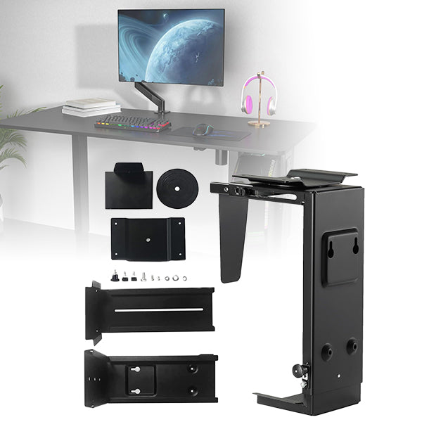 Universal Under Desk Wall Mount Computer Case Holder — Off The Back
