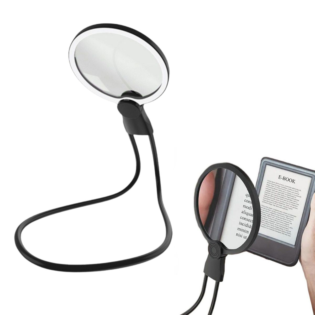 Magnetic Gooseneck Magnifier with Light — Off The Back