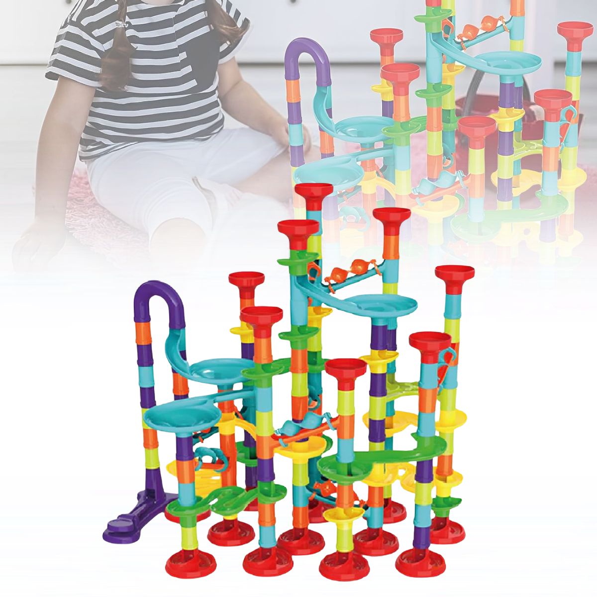 DIY Marble Run Race Set - 197 Pieces — Off The Back