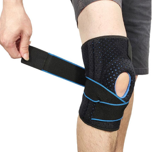 Adjustable Knee Support Fits The Knee Perfectly — Off The Back