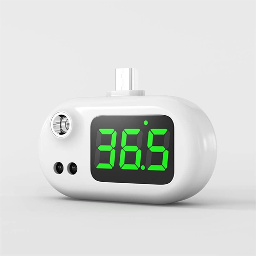 Mini Smartphone Infrared Thermometer Micro USB Connector — Off The Back