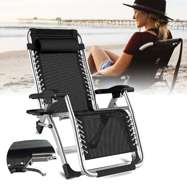 Deluxe Folding Beach Lounger — Off The Back