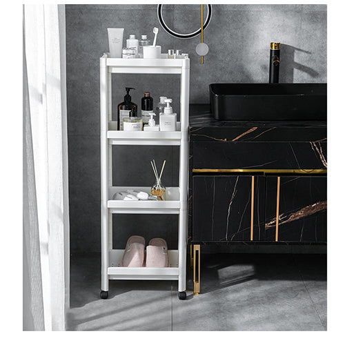 Wide Slide Out Trolley Utility Rack 4 Tier - 100cm — Off The Back