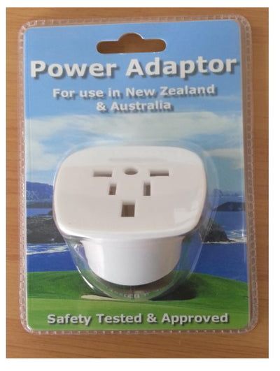 International Mains Travel Adapter - NZ Certified — Off The Back