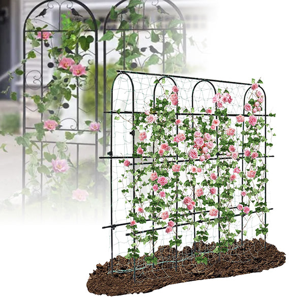U-Shape Adjustable Garden Trellis — Off The Back