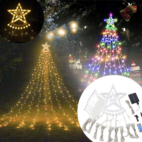 Waterfall Christmas Tree Lights — Off The Back