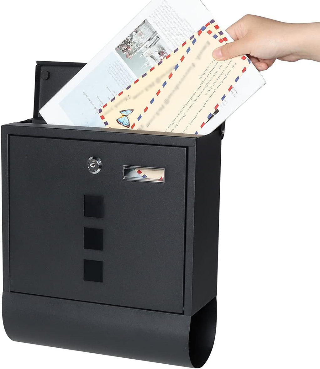 Mailboxes with Secure Key Lock and Newspaper Holder — Off The Back