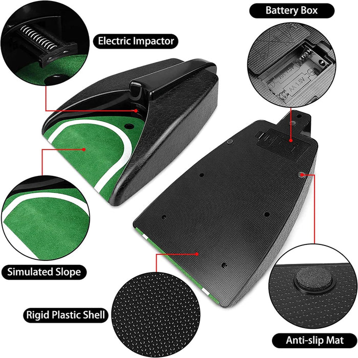 Golf Ball Automatic Putting Returning Machine — Off The Back