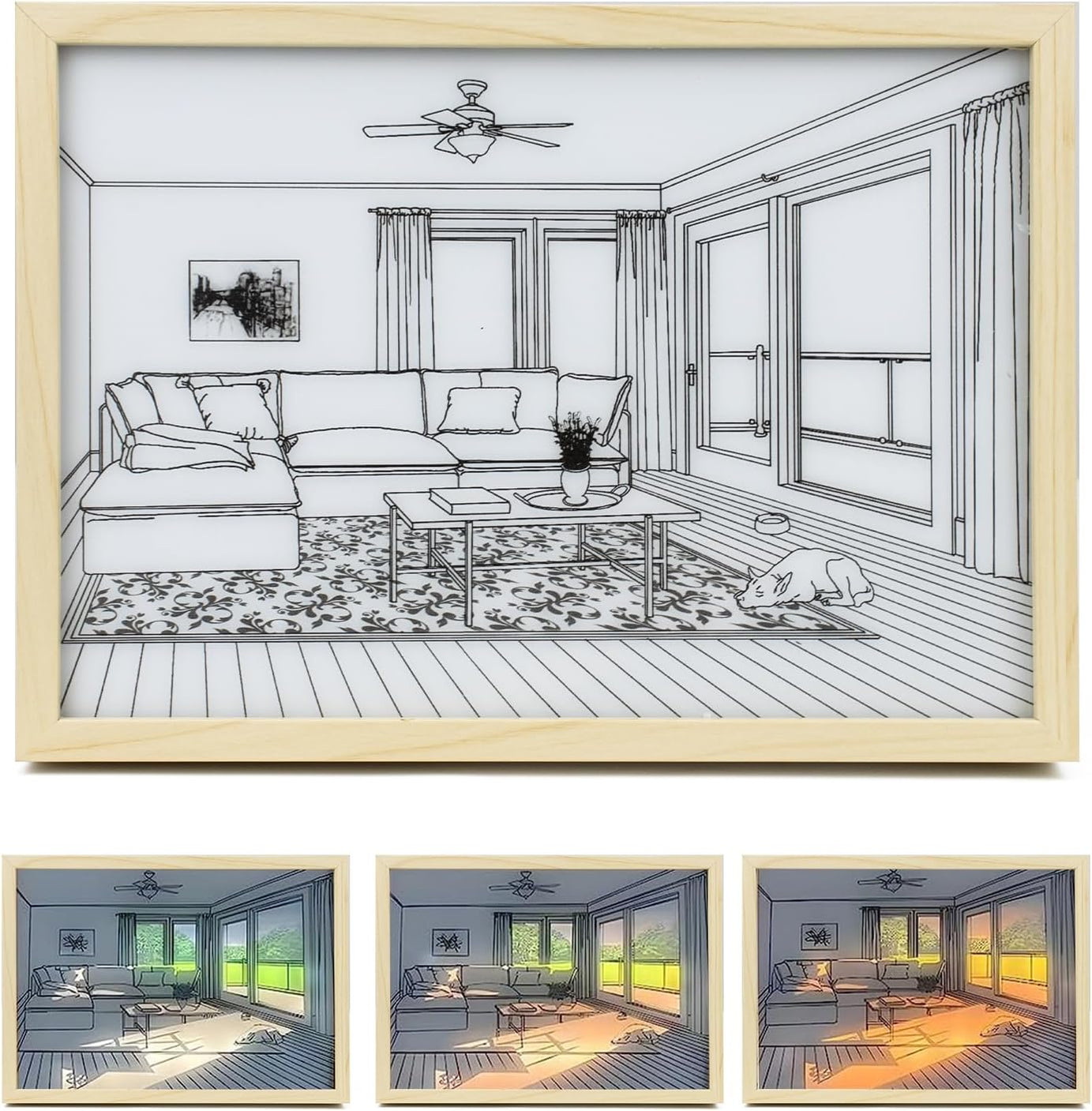 LED Backlight Painting - 3 Designs — Off The Back