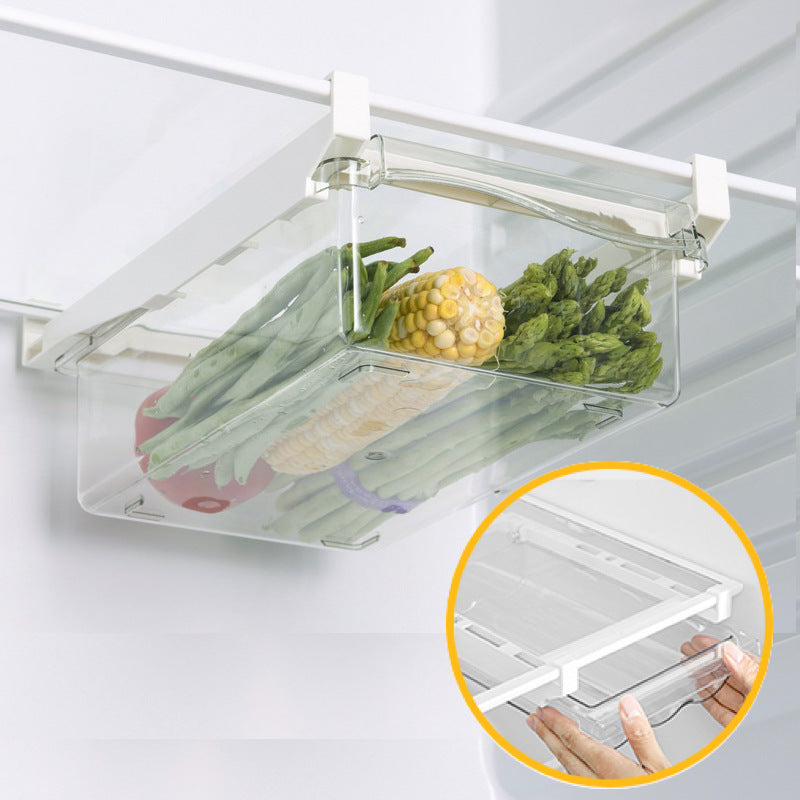 Pull-Out Refrigerator Storage Drawer — Off The Back