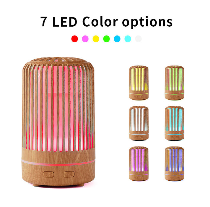 Wooden Essential Oil Diffuser with LED — Off The Back