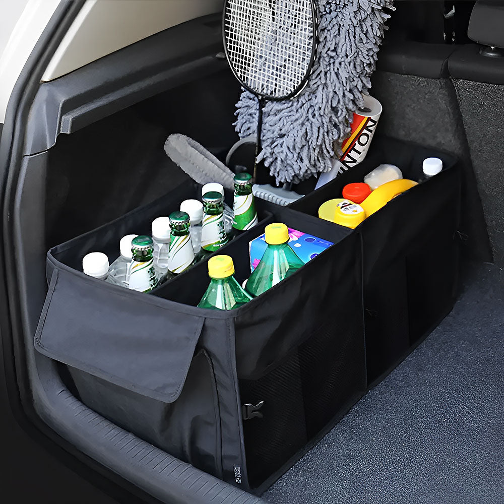 Folding Car Rear Trunk Storage Bag Travel Organizer Big Capacity Box ...