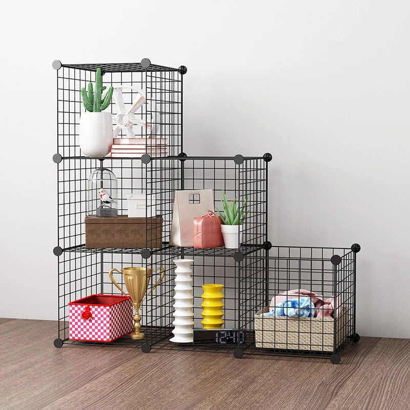 6 Cube Metal Storage Organizers — Off The Back